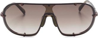 Dries Van Noten unisex, Accessoires, Brun, Taille: ONE Size 216 C5 Aviator Lunettes de soleil