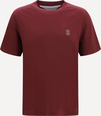 Brunello Cucinelli Logoed T-shirt Male XXL