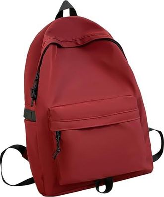 Generic Sac &agrave; dos dext&eacute;rieur pour &eacute;tudiant, sac &agrave; bandouli&egrave;re (plusieurs couleurs disponibles), sac &agrave; dos de travail pour homme, Rouge, taille unique