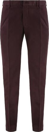 Slowear pantalon à design plissé - Marron