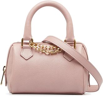 Celine Hobo Bags - Mini Grained Leather Chain Boston - Gr. unisize - in Gold - f&uuml;r Damen