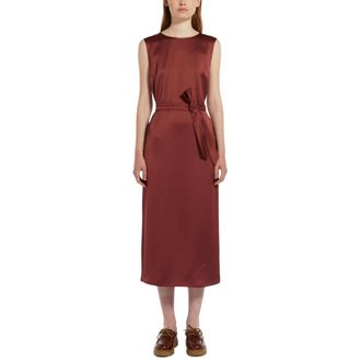 Max Mara Femme, Robes, Brun, Taille: 38 FR Midi Dress