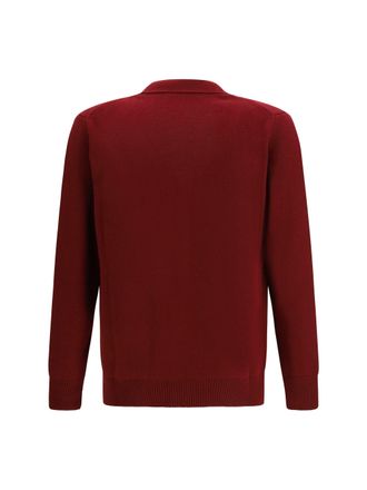 Gucci Wool Cashmere Cardigan - Red