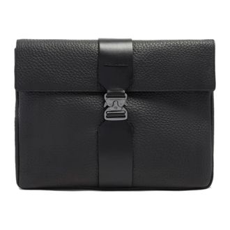 Piquadro Leder-Clutch f&uuml;r 13-Zoll iPad Pro - - Bags - Herren - Schwarzk - ONE SIZE