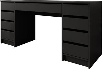 Mirjan24 Schreibtisch Ada Bis, 9 Schubladen Sch&uuml;lerschreibtisch Computertisch B:H:T 154x76x55cm, Kinderschreibtisch Arbeitstisch PC-Tisch Jugendzimmer Kinderzi