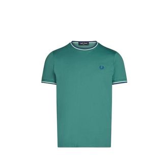 Fred Perry T-shirt uni &agrave; col rond en coton