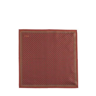 Eton Pochette imprim&eacute;e en soie