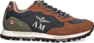 Aeronautica logo-print lace-up sneakers - Blau
