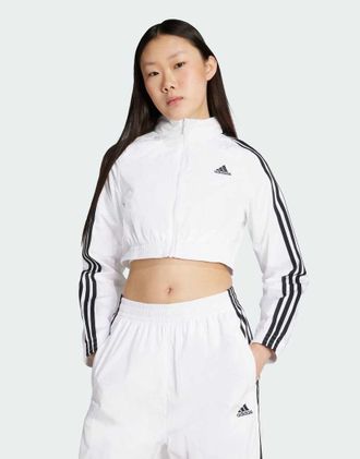 adidas Originals Teamgeist - Crop top de surv&ecirc;tement - Blanc