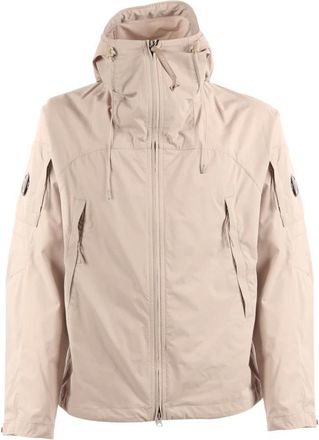 C.P. Company C.p. Company, Homme, Vestes, Beige, Taille: M Veste zipp&eacute;e &agrave; capuche