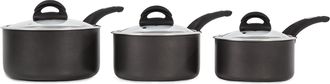 Tower Home & Kitchen>Cooking & Dining>Cookware>Pots & Pans Pot Sets, Keramik, Graphit, 21 cm T80302 3 St&uuml;ck