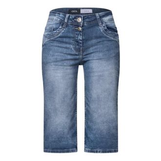 Cecil Toronto Shorts - - Shorts - Damen - Blau - W31
