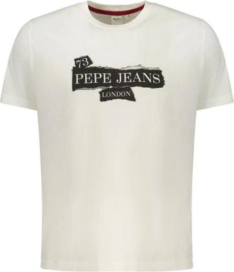 Pepe Jeans London Kurz&auml;rmeliges T-Shirt - - Tops - Herren - Wei&szlig; - S