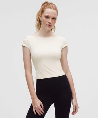 lululemon T-Shirt Align à dos dégagé Bonnets B à D pour Femmes - Taille 14