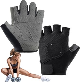 Generic Trainingshandschuhe, 1 Paar Trainingshandschuhe, Gewichtheben, rutschfest, Handschutz f&uuml;r Radfahren, Rudern, Kajakfahren, Wandern, Klettern