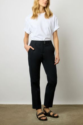 Gerard Darel Pantalon 7/8 en coton uni - CORA - Marine