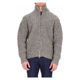 Howlin Homme, Pulls, Gris, Taille: L Maglia full zip in lana sale pepe