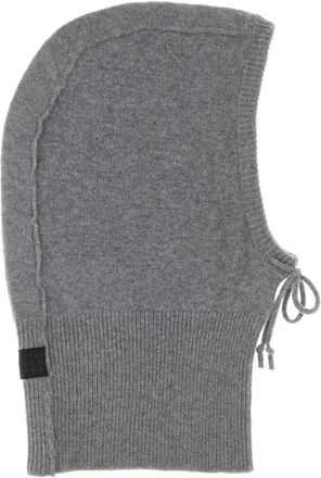 Maison Margiela Femme, Accessoires, Gris, Taille: ONE Size Knit Hood