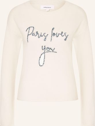 Darling Harbour Darling Harbour Cashmere-Pullover weiss