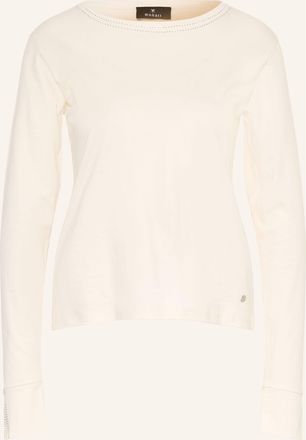 Monari Monari Longsleeve Mit Schmucksteinen weiss