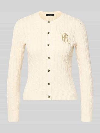 Lauren Ralph Lauren Regular Fit Strickjacke aus reiner Baumwolle Modell RALHAN