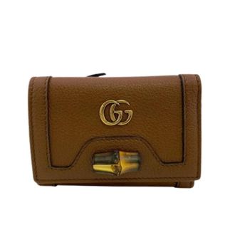Gucci Portefeuille Bamboo Pre-owned (tri-fold) - Femme - Pre-owned - Brun - Taille: ONE Size