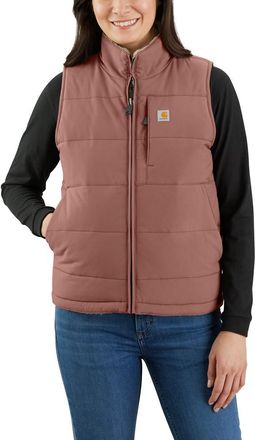 Carhartt Work in Progress Damen Relaxed Fit Wendeweste mit wasserabweisender Oberfl&auml;che und Wind Fighter-Technologie, Farbe:Nutmeg, Gr: XL