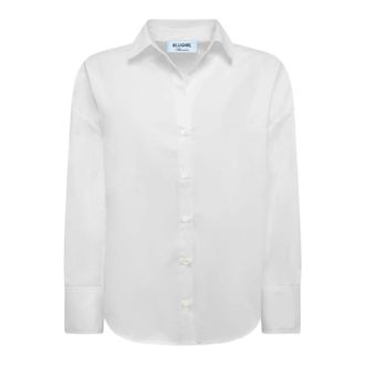 Blugirl Femme, Blouses et Chemises, Blanc, Taille: 36 FR Cotton Poplin Shirt