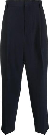 Dries Van Noten Homme, Pantalons, Bleu, Taille: 2XL Pantalon Droit
