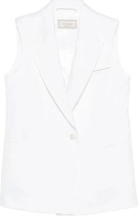 PESERICO Femme, Vestes, Blanc, Taille: 38 FR Gilet