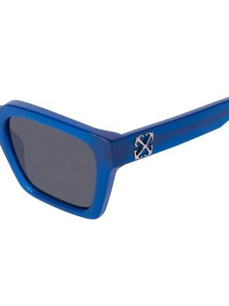 Off-white Mens Branson Arrow Logo Sunglasses Blue Accessories >