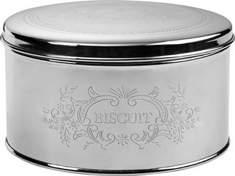 Butlers 4er Set Metalldose 17 cm - MISS SOPHIE - Klassische Keksdose in Silberoptik mit Deckel | Zeitlose K&uuml;chendeko im Vintage-Stil