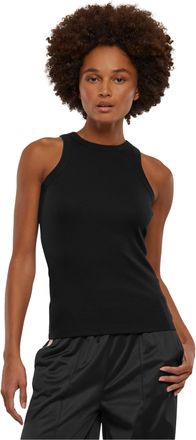 Urban Classics Damen Top Ladies Racer Back Rib Top, Geripptes Frauen Top mit Racerback, Baumwolle, erhältlich, Größen XS-5XL
