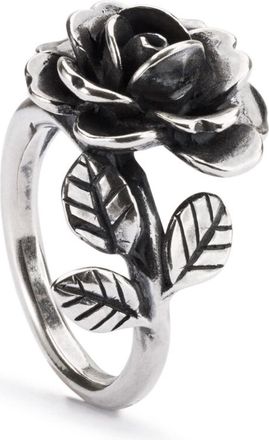 Trollbeads Sterling Silver Rose Ring Size