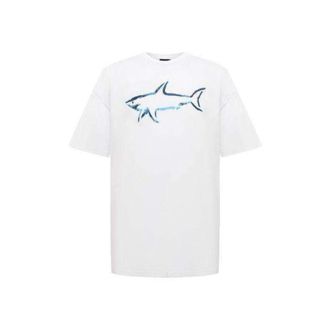 Paul & Shark Klassisches Baumwoll-T-Shirt - - Tops - Herren - Wei&szlig; - 2XL