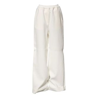 Dolce & Gabbana Damen, Hosen, Wei&szlig;, XSGr&ouml;&szlig;e