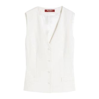 Max Mara Femme, Vestes, Blanc, Taille: 36 FR Madia Vest