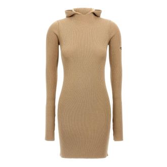 Fendi Kapuzenkleid - - Dresses - Damen - Beige - S