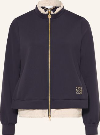 Sportalm Sweatjacke Mit Glitzergarn blau