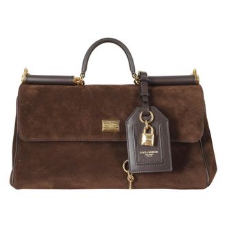 Dolce & Gabbana My Sicily Medium Handbag - Femme - Sacs - Brun - Taille: ONE Size