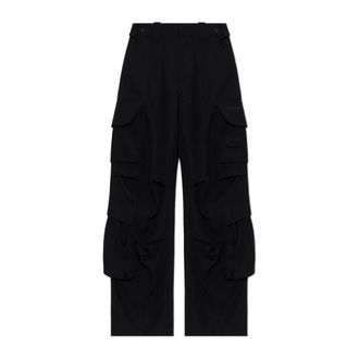 Balmain Woll Cargo Hose - - Trousers - Herren - Schwarzk - L
