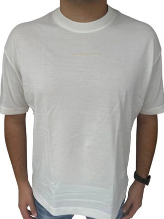 Emporio Armani Homme, Tops, Blanc, Taille: XL T-Shirt