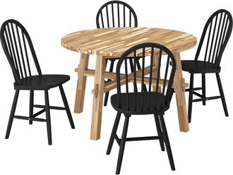 IKEA SKOGSTA / SKOGSTA Tisch und 4 St&uuml;hle