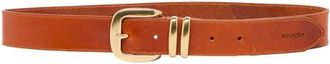 Wrangler Big Double Loop Belt Ceinture, Cognac, 80 cm Femmes