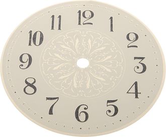 Valiclud Rundes Quartz Zifferblatt f&uuml;r Wanduhr mit Langlebigem Eisenzifferblatt Einfacher Installation und Geeignet f&uuml;r Heimwerker und Selbstgemacht Uhrenproje