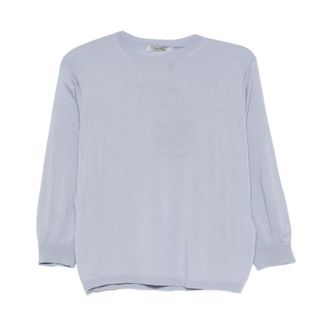 Max Mara Femme, Pulls, Bleu, Taille: 38 FR Amico Sweater