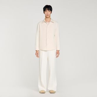 Sandro Chemise en jersey &agrave; manches longues