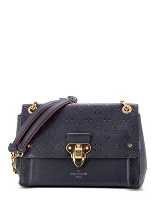Louis Vuitton sac &agrave; bandouli&egrave;re Vavin Handbag Monogram Empreinte en cuir - Bleu