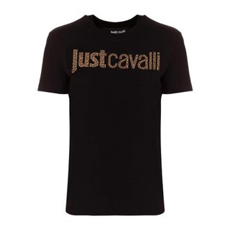 Just Cavalli Logo T-Shirt - - Tops - Damen - Schwarzk - M