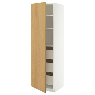 IKEA METOD / MAXIMERA Hochschrank m Schubladen